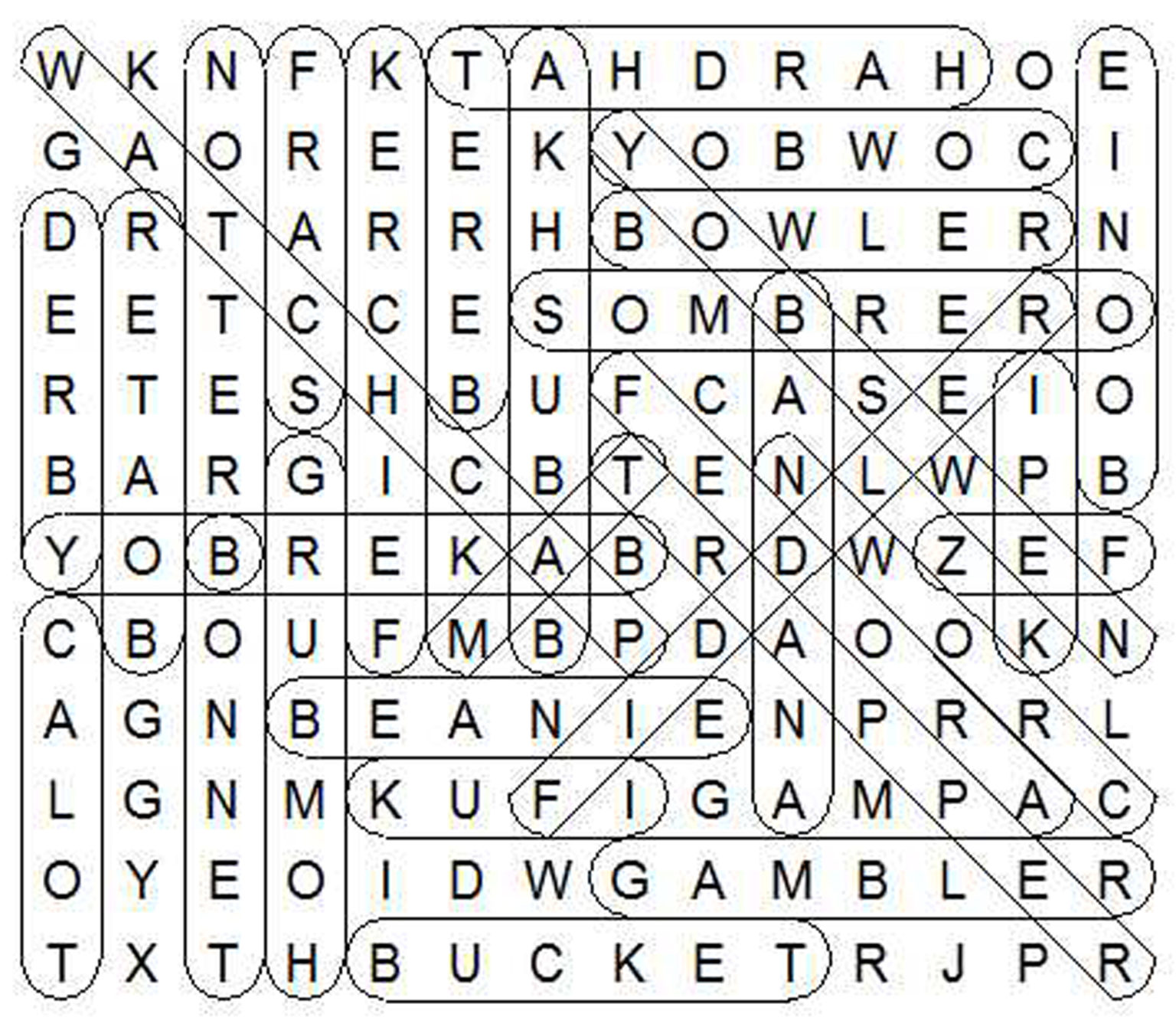 10 Free Printable Word Search Puzzle Solutions